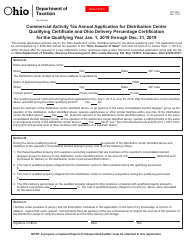 Form CAT QDC - Fill Out, Sign Online and Download Fillable PDF, Ohio ...