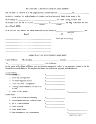 Form 948 Download Fillable PDF or Fill Online Assessor Certification ...