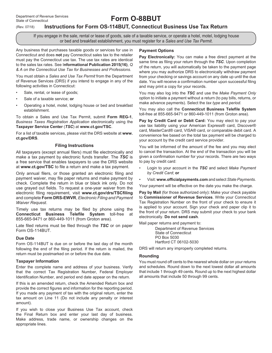 Download Instructions for Form OS-114BUT Connecticut Business Use Tax ...