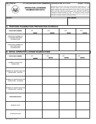 NRC Form 536 Download Fillable PDF or Fill Online Operator Licensing ...