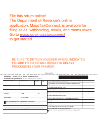 Form ST-MAB-4 Download Printable PDF or Fill Online Sales Tax on Meals ...