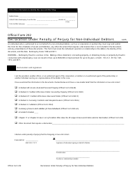 Official Form 202 Download Printable PDF or Fill Online Declaration ...