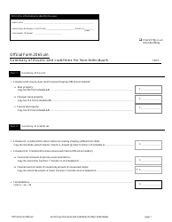 Official Form 206SUM Download Printable PDF or Fill Online Summary of ...