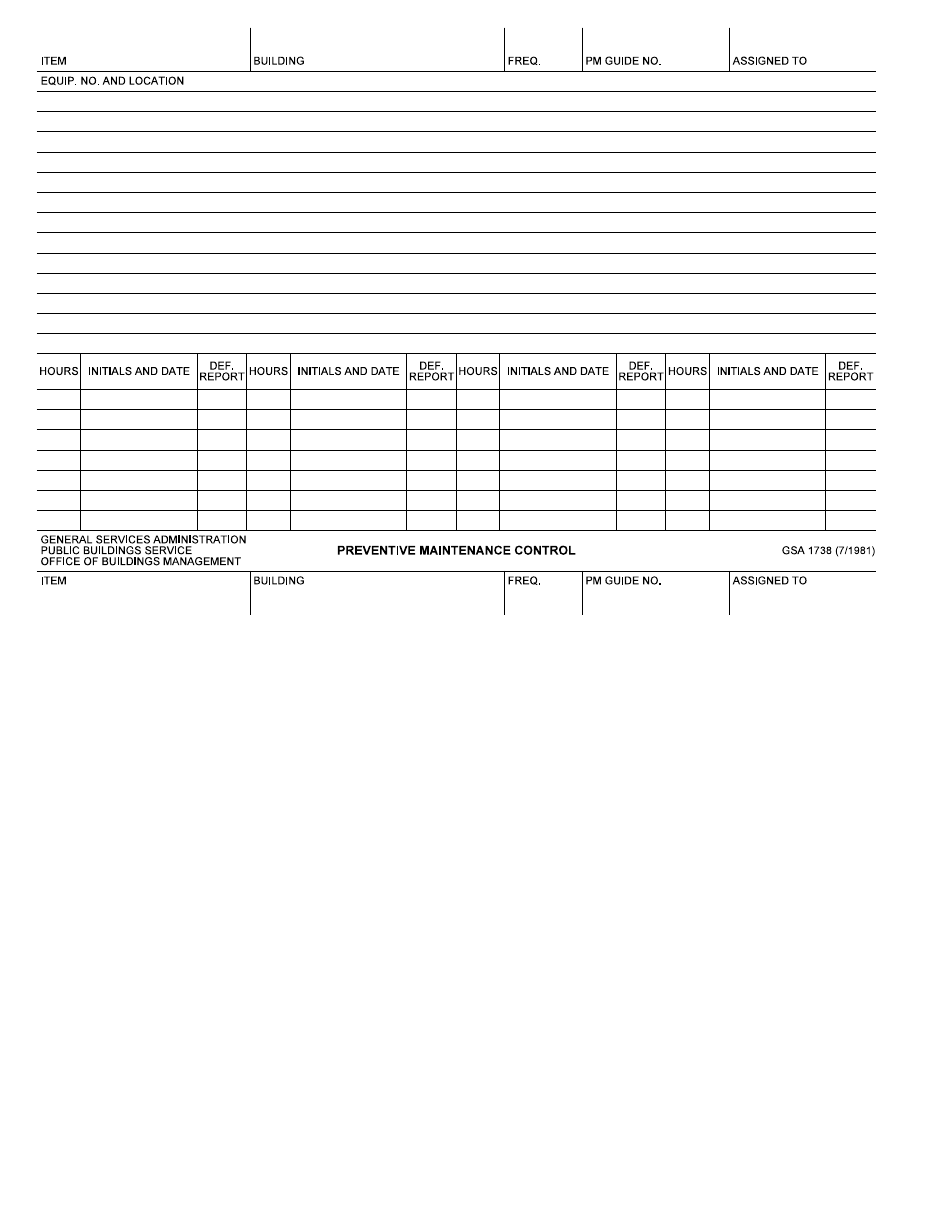 GSA Form 1738 - Fill Out, Sign Online and Download Fillable PDF ...