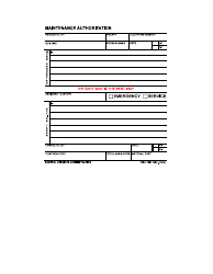 GSA Form 1897 Download Fillable PDF or Fill Online Maintenance ...