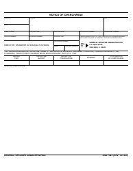 GSA Form 283 Download Fillable PDF or Fill Online Notice of Work ...