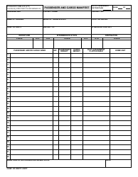 Form SF-245 Download Fillable PDF or Fill Online Passenger and Cargo ...