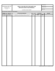 Form SF-1035 Download Fillable PDF or Fill Online Public Voucher for ...