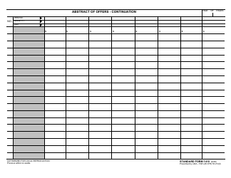 Form SF-1410 Download Fillable PDF or Fill Online Abstract of Offers ...