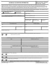 Form SF-1439 Download Fillable PDF or Fill Online Schedule Accounting ...