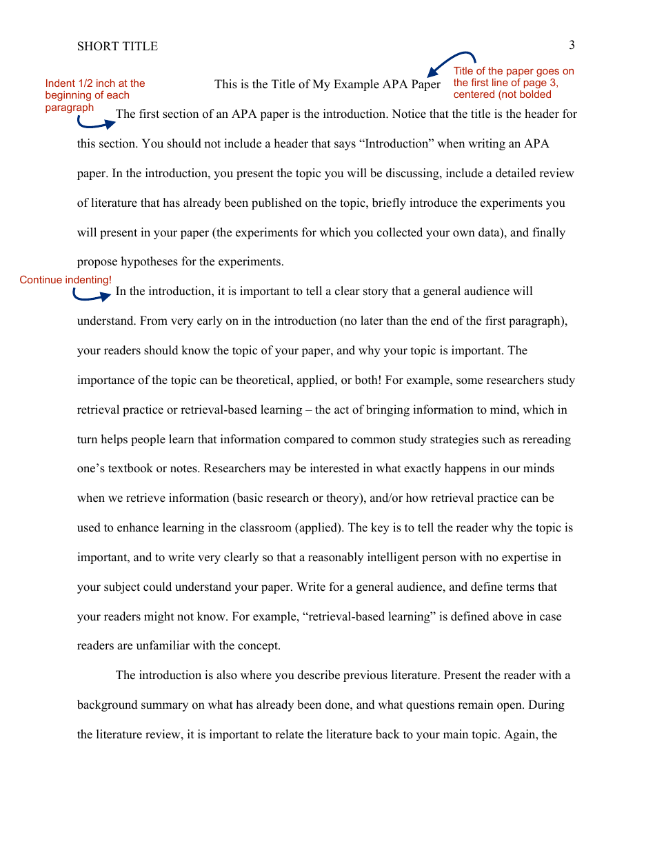 Sample Apa Paper Outline Download Printable PDF | Templateroller