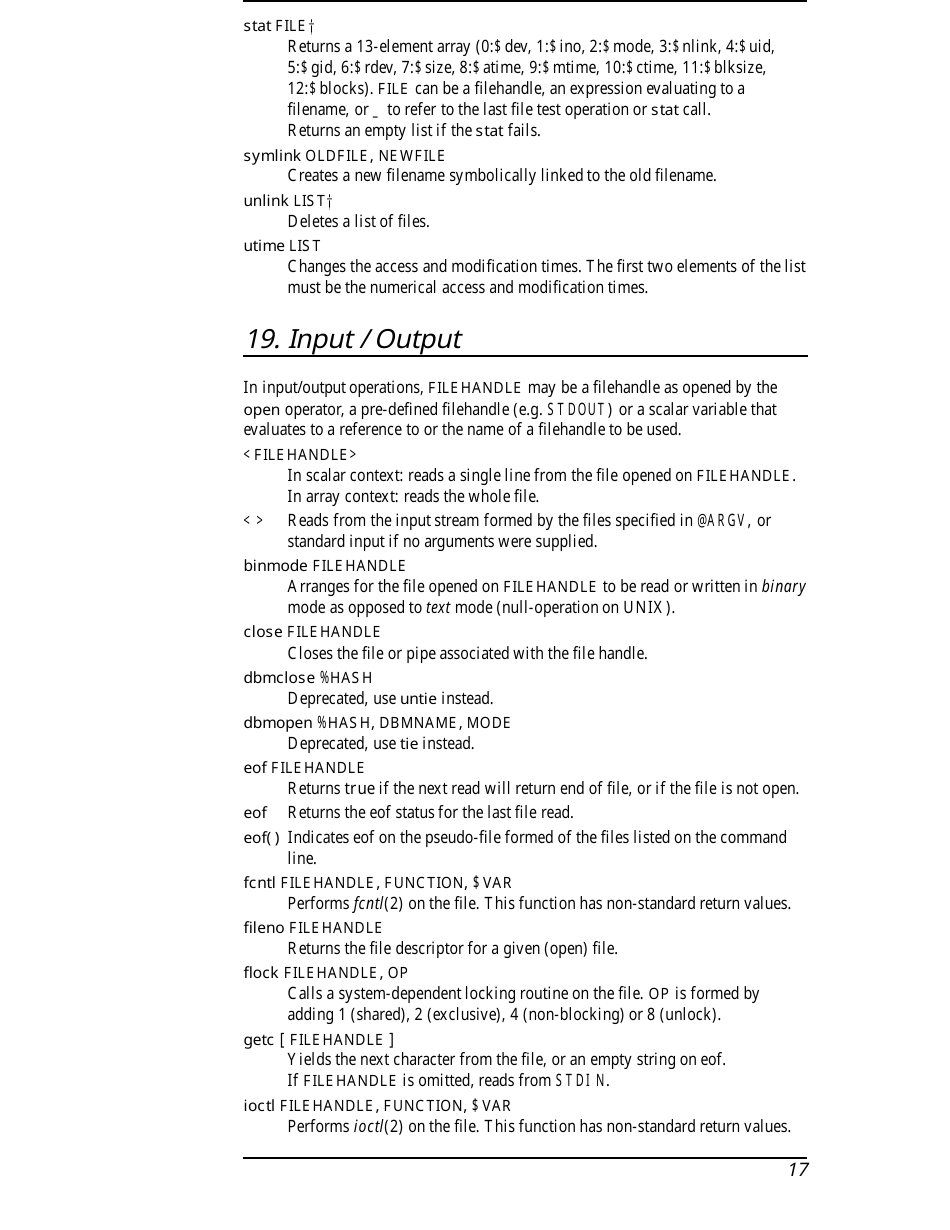Perl Cheat Sheet - Squirrel Consultancy Download Printable PDF ...