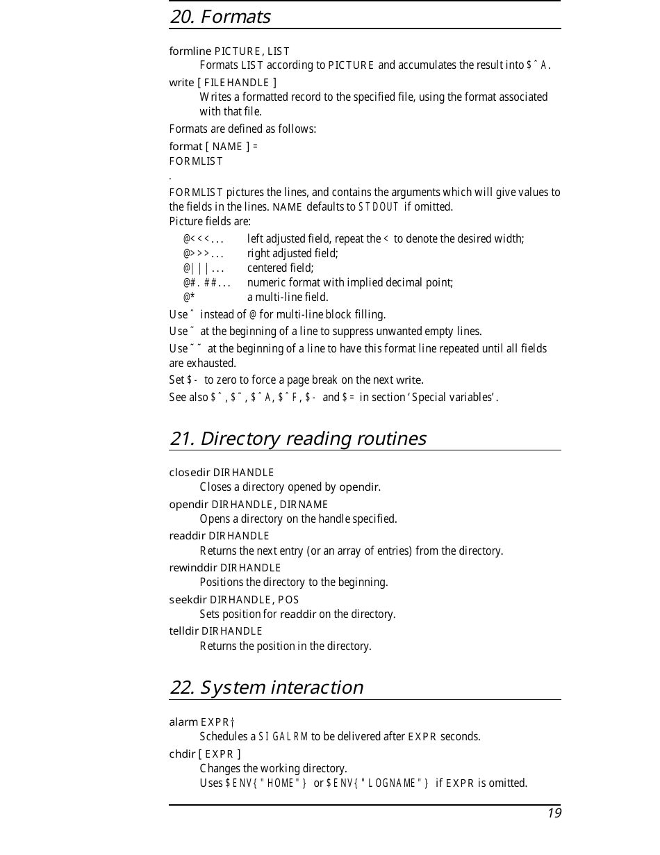 Perl Cheat Sheet - Squirrel Consultancy Download Printable PDF ...