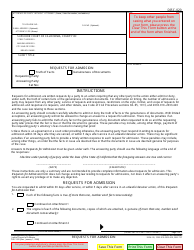 Form DISC-020 Download Fillable PDF or Fill Online Request for ...