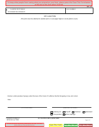 Form MC-031 Download Fillable PDF or Fill Online Attached Declaration California | Templateroller