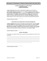 DOEA Form 187 Download Printable PDF or Fill Online Revocation of ...