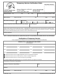Alaska Prior Service Verification Download Fillable PDF | Templateroller