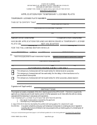 Form HSMV83091 Download Fillable PDF or Fill Online Application for ...