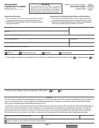 Form JD-SC-28A Download Fillable PDF or Fill Online Preargument ...