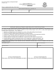 Form K-186 Download Fillable PDF or Fill Online Salvage Vehicle Repair ...
