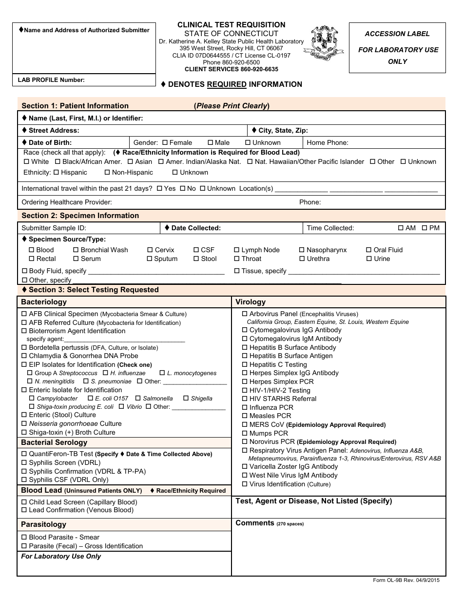 Form OL-9B - Fill Out, Sign Online and Download Fillable PDF ...