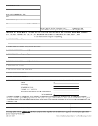 Form ABC-227 Download Fillable PDF or Fill Online Notice of Intended ...