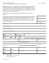 Form RW8-6 Download Fillable PDF or Fill Online Application for Public ...
