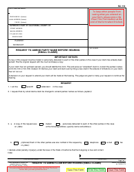 Form SC-114 Download Fillable PDF or Fill Online Request to Amend Claim ...