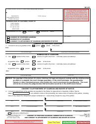 Form GC-211 Download Fillable PDF or Fill Online Consent of Proposed ...