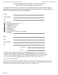Form CDPH270 Download Fillable PDF or Fill Online Certification Form ...