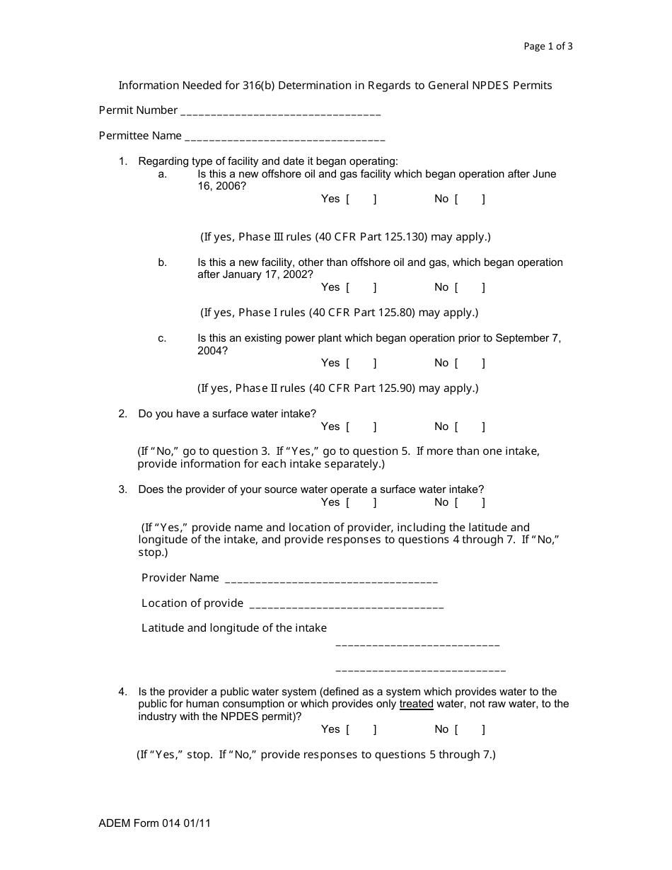 ADEM Form 14 - Fill Out, Sign Online and Download Printable PDF ...