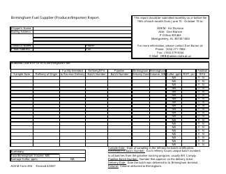 ADEM Form 494 - Fill Out, Sign Online and Download Fillable PDF ...