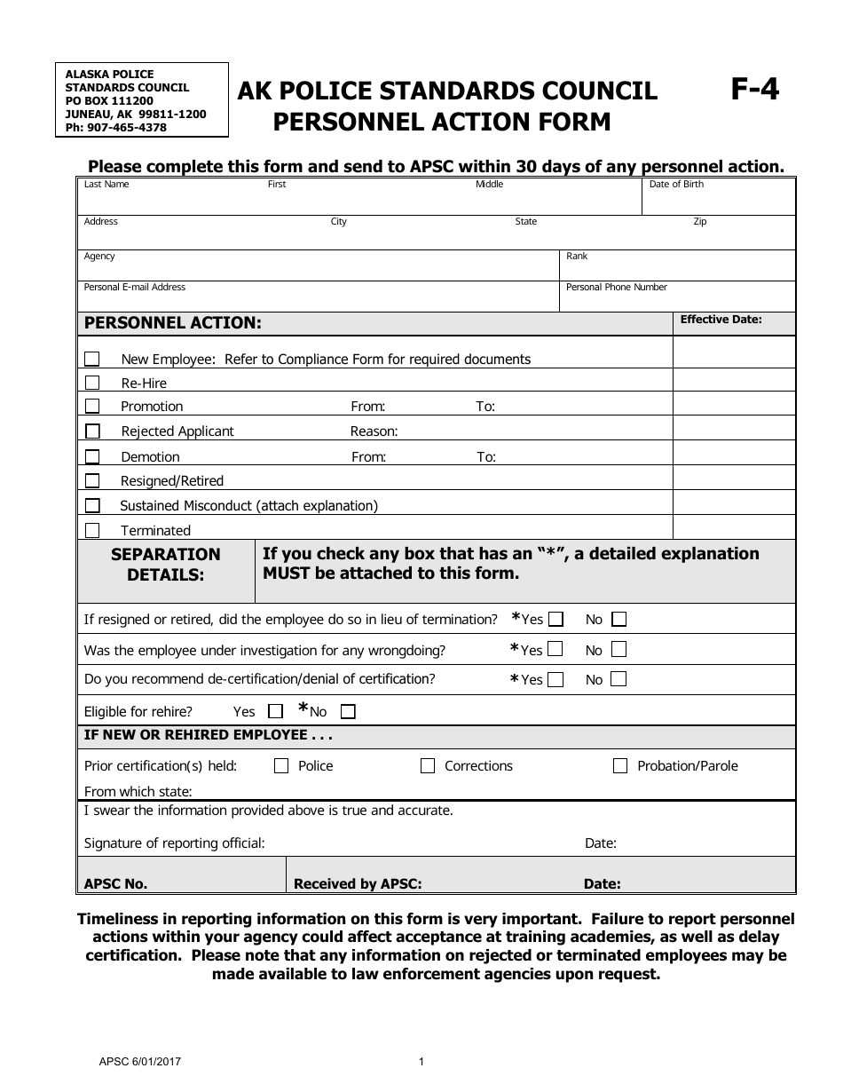 Form F 4 Fill Out Sign Online And Download Fillable PDF Alaska Form F 4 Fill Out Sign Online And Download Fillable PDF Alaska