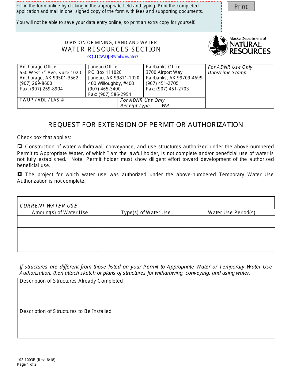 Form 102-1003B - Fill Out, Sign Online and Download Fillable PDF ...