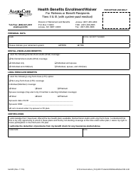 Form SF2809 Download Fillable PDF or Fill Online Health Benefits ...