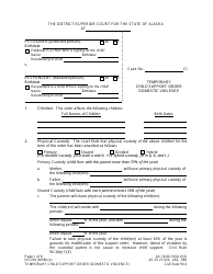 Form DV-200 Download Fillable PDF or Fill Online Temporary Child ...