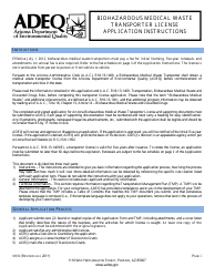 ADEQ Form P&PRU Download Fillable PDF or Fill Online Biohazardous ...