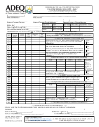 ADEQ Form DWAR16D Download Fillable PDF or Fill Online Drinking Water ...