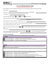 Arizona Ust-Lust Meeting Request Form - Fill Out, Sign Online and ...