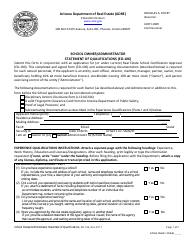 Form ED-106 Download Fillable PDF or Fill Online School Owner ...
