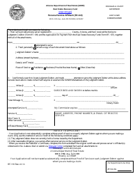 Form RF-110 - Fill Out, Sign Online and Download Fillable PDF, Arizona ...