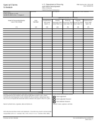 Form HUD-52670-A PART2 Download Fillable PDF or Fill Online Special ...