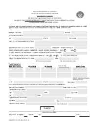 Arizona Request for Certificate Inspection of Installation or ...