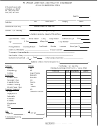 Arkansas Avian Submission Form - Fill Out, Sign Online and Download PDF ...