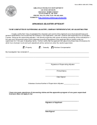 Arkansas Castration Affidavit Download Printable PDF | Templateroller