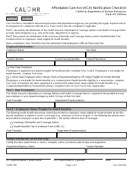 Form CALHR782 - Fill Out, Sign Online and Download Fillable PDF ...