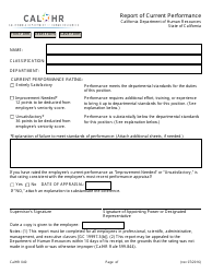 Form CALHR040 - Fill Out, Sign Online and Download Fillable PDF ...
