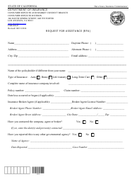 Form CSD-001-P Download Fillable PDF or Fill Online Request for ...