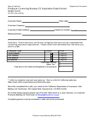 Form LIC DE2 Download Fillable PDF or Fill Online License Bureau ...