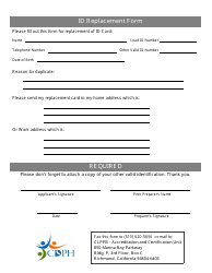 California Id Replacement Form - Fill Out, Sign Online and Download PDF ...